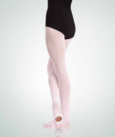Knit-In Waistband Body Wrappers Convertible Tights - C81 - Girls ...